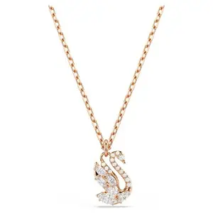 SWAROVSKI Swan Pendant Necklace - White