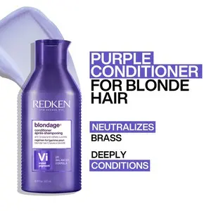 REDKEN Blondage Duo: Purple Toning Shampoo & Conditioner