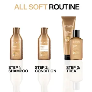 REDKEN All Soft Argan Oil Shampoo For Dry Damaged Hair