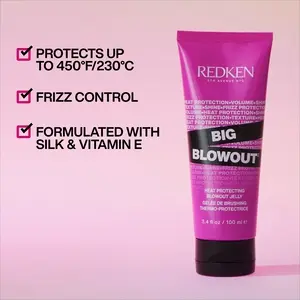 REDKEN Big Blowout Heat Protecting Jelly For Volume