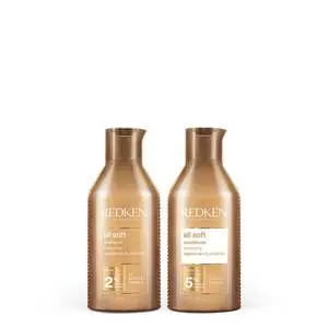 REDKEN All Soft Duo: Shampoo & Conditioner | For Dry Hair - One-color