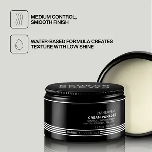 REDKEN Brews Cream Pomade: Medium Hold & Natural Finish