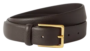 ANDERSON'S Anderson's Textured-leather Belt
