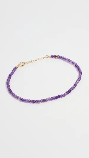Jia Jia 14k February Birthstone Bracelet - February - Amethyst