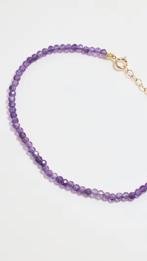 Jia Jia 14k February Birthstone Bracelet - February - Amethyst
