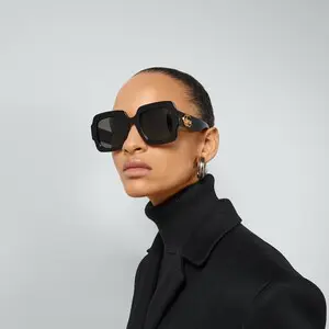 Gucci Square-frame Sunglasses With Double G