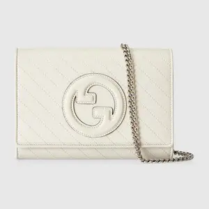 Gucci Blondie Chain Wallet Leather
