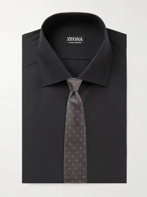 Zegna Trofeo™ Comfort Shirt - Black