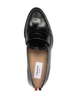 Thom Browne Penny-slot Leather Loafers