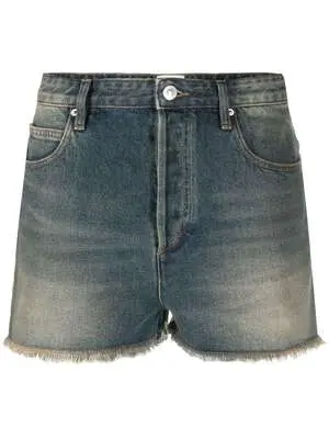 Isabel Marant Étoile Lesia Denim Mini Shorts - Blue