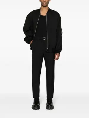 Sacai Melton Tailored Trousers - Black