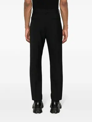 Sacai Melton Tailored Trousers - Black