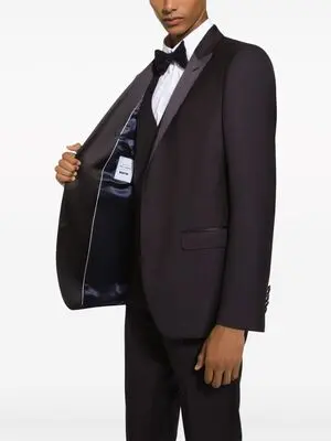 Dolce & Gabbana Contrasting Lapels Two-piece Suit