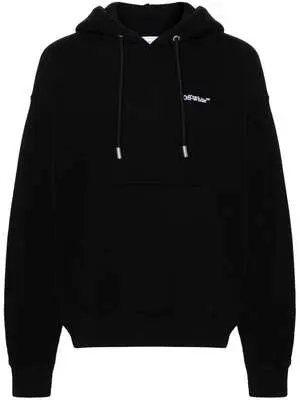 Men's Black Off White Hoodies