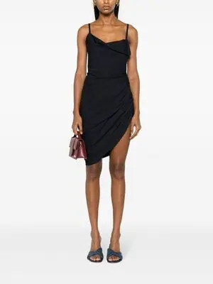 Jacquemus La Robe Saudade Draped Minidress
