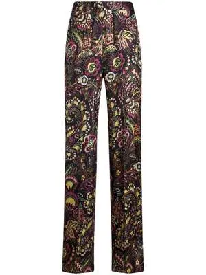 Etro Twill-print Trousers