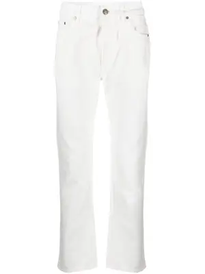 Palm Angels Logo-embossed Straight Jeans