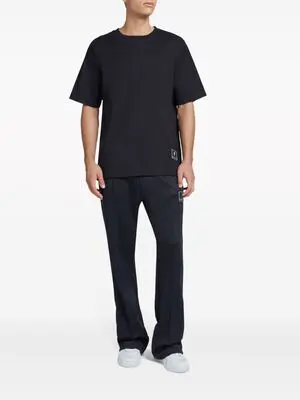 GIUSEPPE ZANOTTI Lr-43 Cotton Track Shorts - Black
