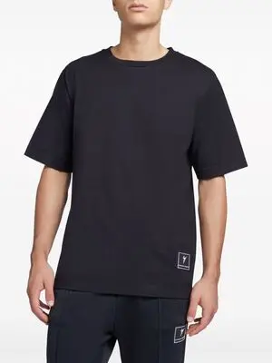GIUSEPPE ZANOTTI Lr-43 Cotton Track Shorts - Black