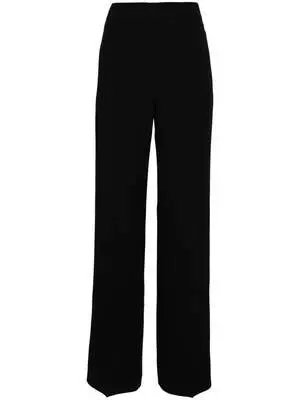 Alberta Ferretti High-waisted Palazzo Trousers - Black