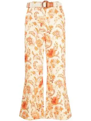 Zimmermann Floral Pants For Women
