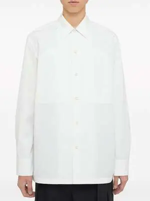 JIL SANDER Patch Pockets Cotton Shirt