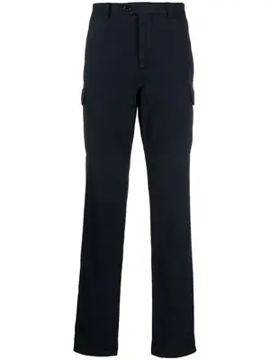Brunello Cucinelli Cargo-pockets Cotton Trousers - Blue