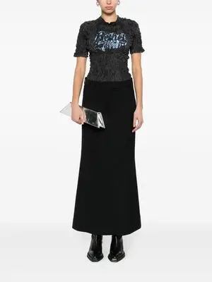 Acne Studios Mid-waist Flared Midi Skirt