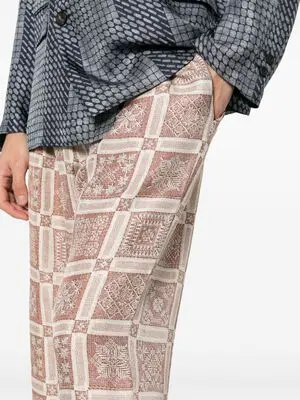 PIERRE-LOUIS MASCIA Silk Trousers