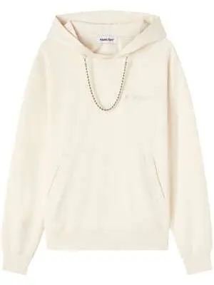 AMBUSH Ball-chain Organic Cotton Hoodie - Neutrals