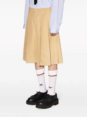 AMBUSH Pleated Cotton Shorts