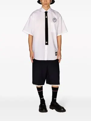 AMBUSH Logo-embroidered Cotton Shirt