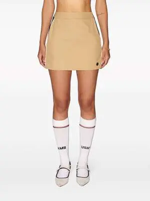 AMBUSH Mesh Panelled Miniskirt - Neutrals