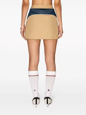 AMBUSH Mesh Panelled Miniskirt - Neutrals