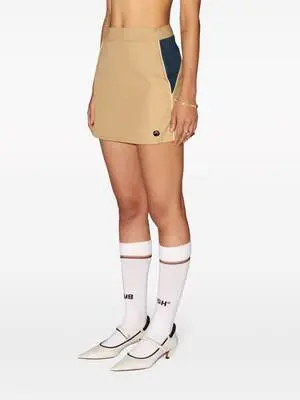 AMBUSH Mesh Panelled Miniskirt - Neutrals