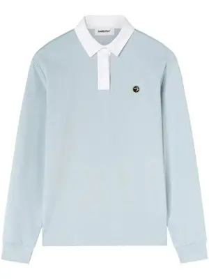 AMBUSH Polo-collar Sweatshirt With Logo Plaque