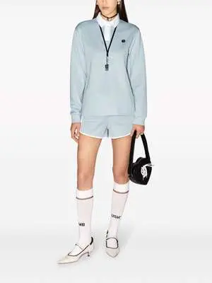 AMBUSH Polo-collar Sweatshirt With Logo Plaque