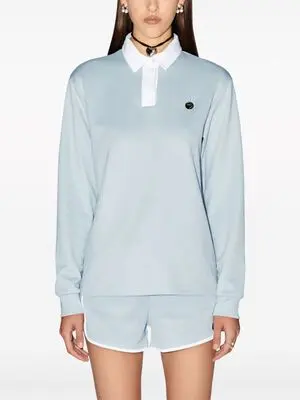 AMBUSH Polo-collar Sweatshirt With Logo Plaque