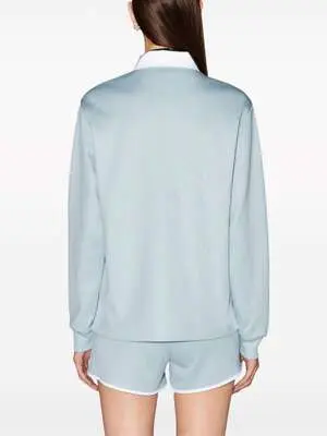 AMBUSH Polo-collar Sweatshirt With Logo Plaque