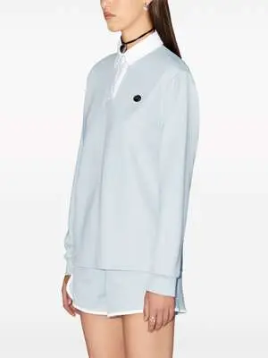 AMBUSH Polo-collar Sweatshirt With Logo Plaque