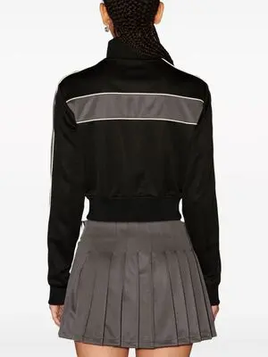 AMBUSH Zip-up Striped Sweatshirt - Black