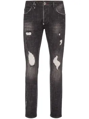 Philipp Plein Straight-leg Jeans - Black