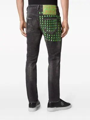 Philipp Plein Straight-leg Jeans - Black