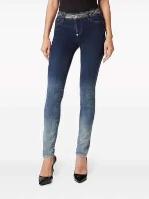 Philipp Plein Rhinestone-embellished Gradient Jeans