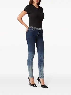 Philipp Plein Rhinestone-embellished Gradient Jeans