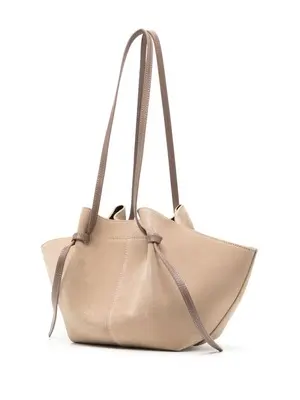 Yuzefi Large Mochi Suede Tote - Brown