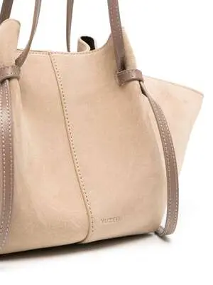 Yuzefi Large Mochi Suede Tote - Brown