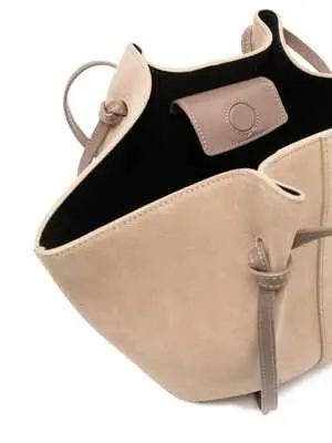 Yuzefi Large Mochi Suede Tote - Brown