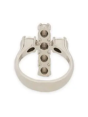 Dolce & Gabbana Rhinestone-embellished Ring - Silver