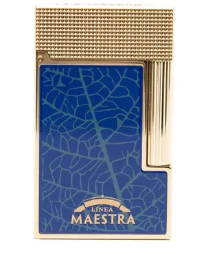 S.t. Dupont X Habanos Partagás Enamelled Lighter - Blue